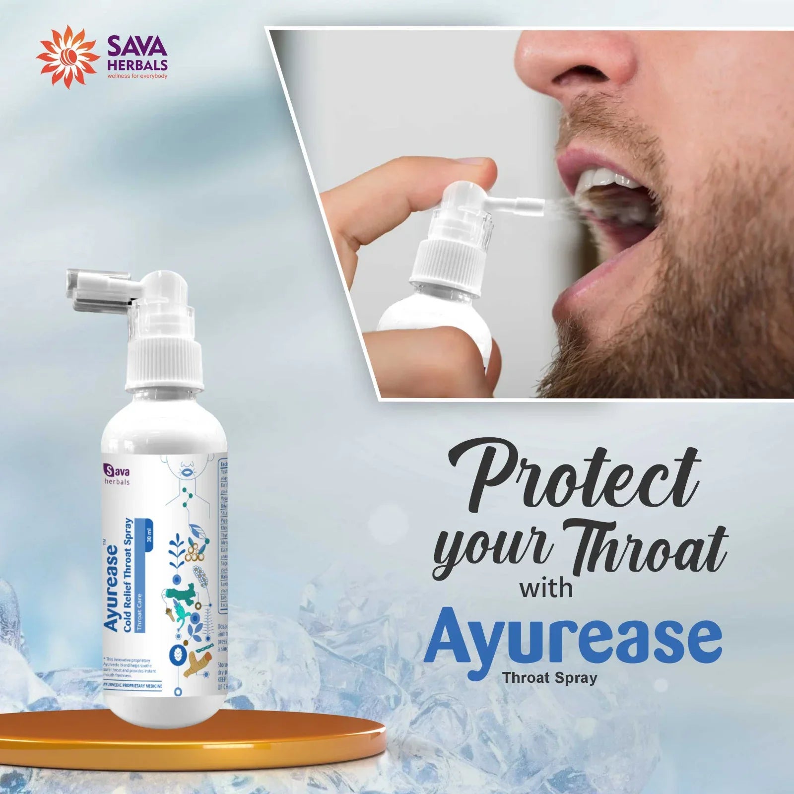 How to Use Ayurease Cold Relief Throat Spray for Best Results? – Sava ...